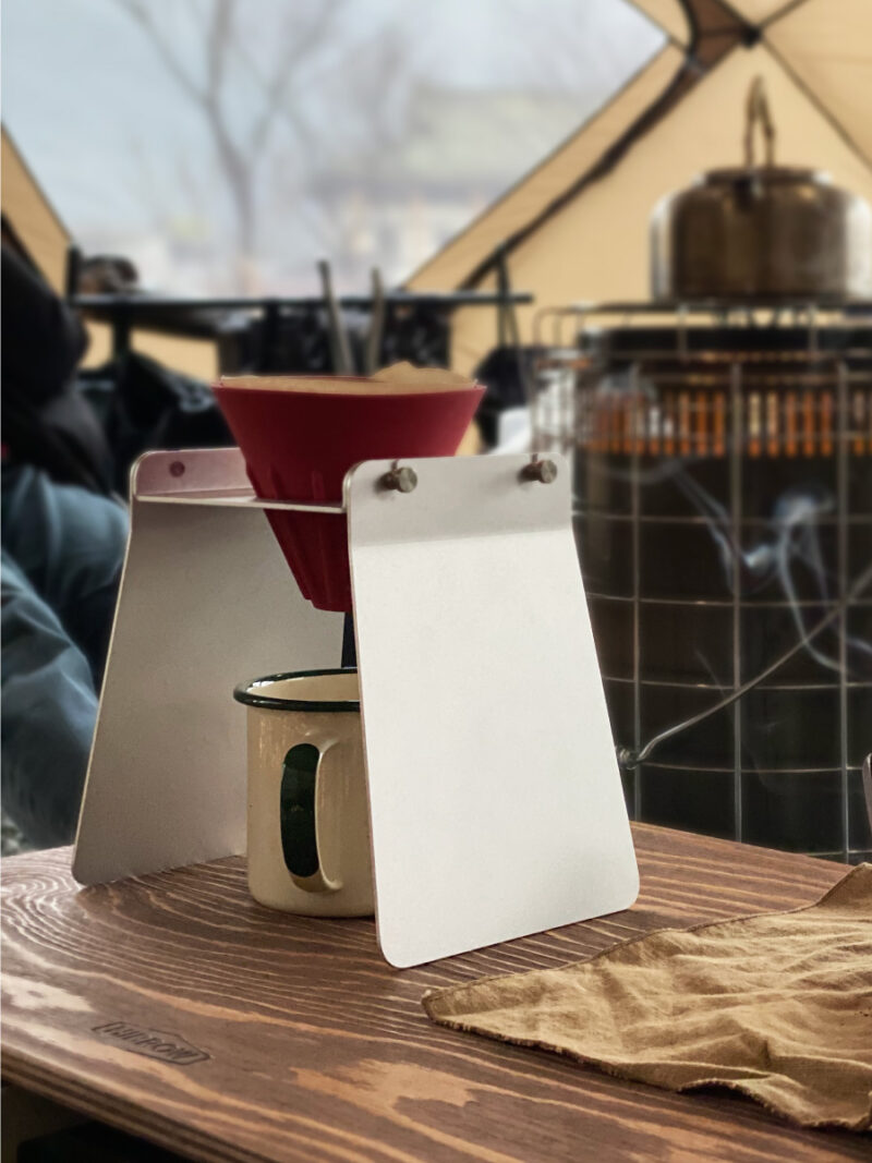 RIVERS 커피 드리퍼 케이브 리버시블 - 올리브 - RKRN