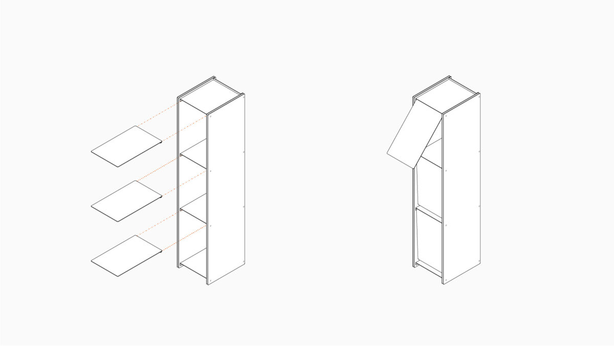 Bookcase 책장 - RKRN