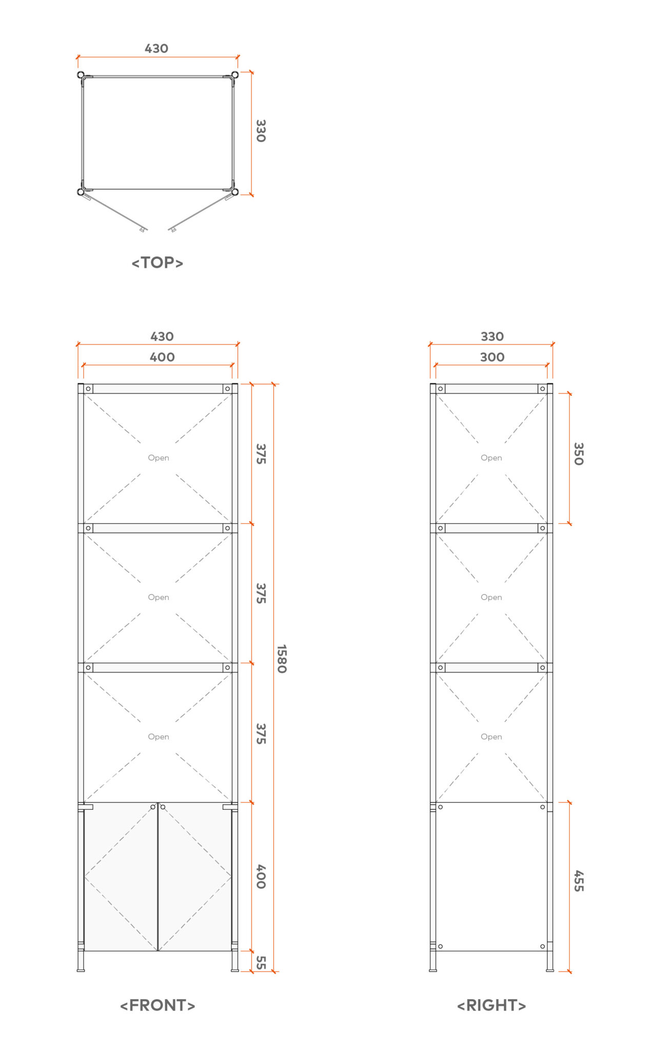 RKRN OVS 사방탁자 - RKRN