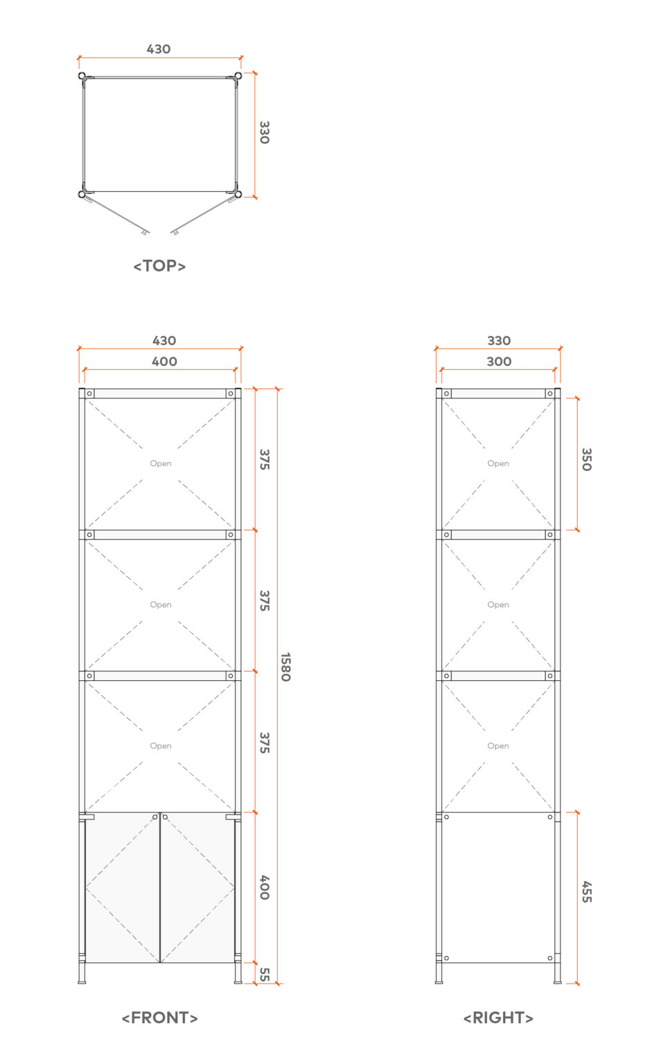 RKRN OVS 사방탁자 - RKRN
